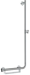 Hansgrohe Unica - Sprchová tyč Comfort 110 cm pravá, bílá / chrom 26404400