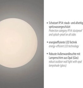 PN 9468-15 OLAF LED venkovní nástěnné a stropní svítidlo šedá 3000K - PAUL NEUHAUS