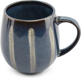 Modrý kameninový hrnek 430 ml Muggies – Salt&amp;Pepper