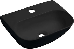 Sapho Small - Umývátko NERISSA 42x29 cm, bez přepadu, otvor pro baterii, černá mat AR265B