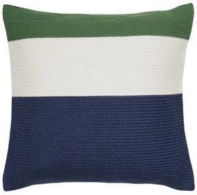 OnaDnes -20% Zeleno-modrý povlak na polštář Kave Home Saigua 45 x 45 cm