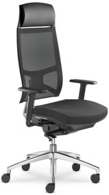 LD seating Storm 550-N2-SYS-F50-N6 - Kancelářšká židle  - koženka bílá