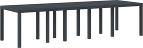 Zahradní stůl Antracit 300 x 100 x 73 cm polyratan 3378520