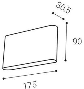 Venkovní nástěnné LED svítidlo LED2 FLAT II L antracit 3000K/4000K/5700K 5234854