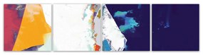 Malvis ® Obraz reprodukce Abstraktní Velikost: čtyřdílné panorama - 120x30 cm