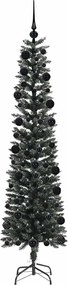 Umělý vánoční stromeček Zelená 210 cm PVC, plast a ocel 3395953