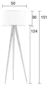 Lampa Tripod Wood