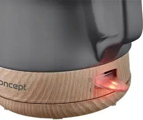 Concept RK0062 šedá / Rychlovarná konvice / 1200 W / 1 l
