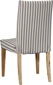 Potah na židli IKEA Henriksdal, krátký barva tmavě modrá látka vzorované