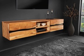 Designový závěsný TV stolek Argentinas 160 cm akácie