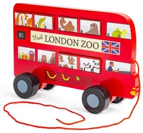 Bigjigs Toys Tahací hračka Londýnský autobus