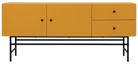 Komoda tailok 157 x 72 cm hořčicová MUZZA