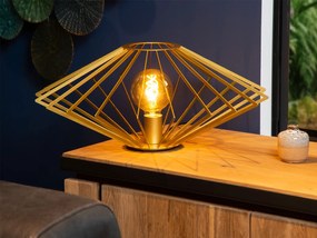 Lucide 73507/52/02 stolní lampa Diamond matně zlaté, E27, ø52cm