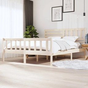 Rám postele 75 x 190 cm Small Single masivní dřevo