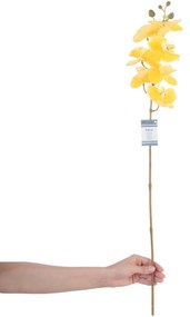 Umělý květ orchideje Žlutý EDEN
