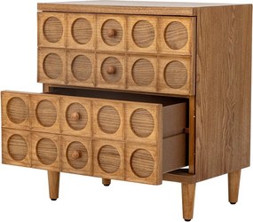 Komoda v dekoru jedle v přírodní barvě 56x61x35 cm Vester – Bloomingville