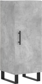 Skříň highboard betonově šedá 34,5x34x180 cm kompozitní dřevo 3198813