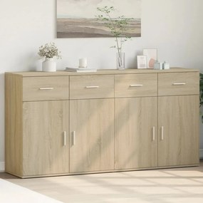 Příborníky 2 ks dub sonoma 79 x 38 x 80 cm kompozitní dřevo 3276618