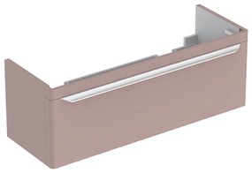 Geberit myDay - Umyvadlová skříňka, 1160x410x430 mm, 1 zásuvka s LED osvětlením, taupe 824131000