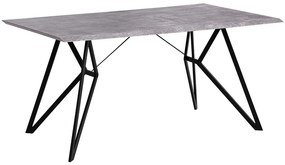 Jídelní stůl 160 x 90 cm betonový vzhled BUSCOT Beliani