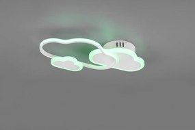 Bílé dětské svítidlo 52x25 cm Cloudy – Reality