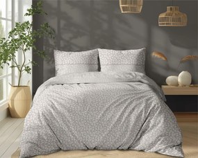 Detexpol Bavlněné povlečení 220x200 Béžová s drobnými květy - romantický vzor, 100% bavlna - 5336 B - Soft Meadow