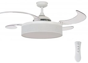 FANAWAY 511030 - LED Stropní ventilátor FRASER 3xE27/20W/230V bílá + DO