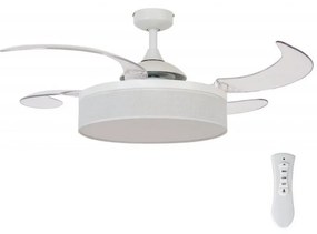 FANAWAY 511030 - LED Stropní ventilátor FRASER 3xE27/20W/230V bílá + DO
