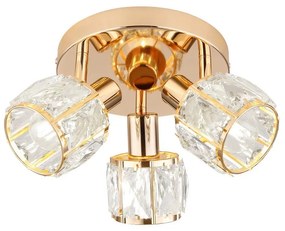 Candellux Bodové svítidlo DUBAI 3xE14/40W/230V pr. 36 cm rose gold 98-23506