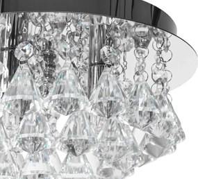 Toolight - Křišťálové závěsné svítidlo G9 3x40W APP1039-C, chromová, OSW-06822