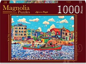 MAGNOLIA Puzzle Výlet lodí / 1000 dílků / 68 x 48 cm