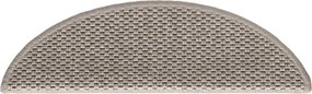 Samolepící nášlapy na schody vzhled sisal 30 ks 56x17x3 cm 3365859