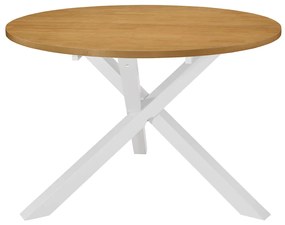 vidaXL Jídelní stůl bílý 120 x 75 cm MDF