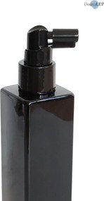 Dávkovač na mýdlo 250 ml černý s černým sprejem LUNA