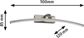 Paulmann 95561 - LED/10W Obrazové svítidlo BENTO 230V 50 cm mosaz