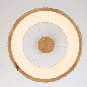 Brilagi - LED Lustr na lanku FALCON WOOD MODERN LED/30W/230V pr. 45 cm dřevo
