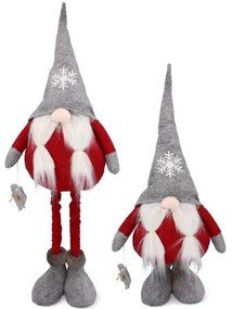 Gnome, vánoční trpaslík s nastavitelnými nohami - XXL 64/90 cm