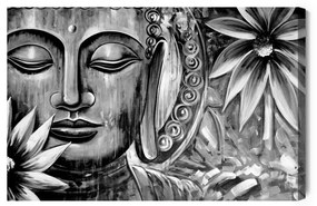 Obraz Buddha Během Meditace Nedostatek Nedostatek Plátno Canvas 100x70