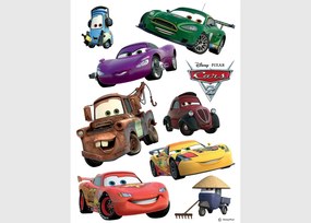 Dětská samolepka na zeď Disney Auta McQueen a Mater | 65 x 85 cm | DDK887