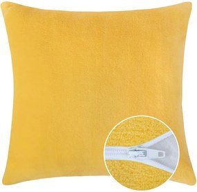Bellatex Polštářek MIKRO jednobarevný Žlutá 40x40 cm