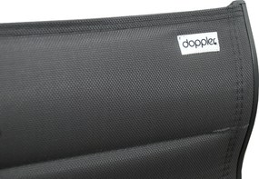 Doppler MIAMI šedé - zahradní hliníkové stohovatelné křeslo - Rozbalené zboží (N618)