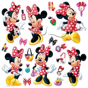 Samolepicí dekorace Minnie Mouse, 30 x 30 cm