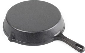 Litinová pánev Wiltec – 16 cm, černá (62963)