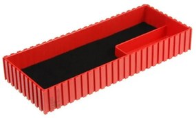 Plastová krabička na mikrometr 35-250x100 mm, červená