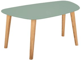 Zelený lakovaný konferenční stolek RAGABA ENDOCARP 80 x 48 cm