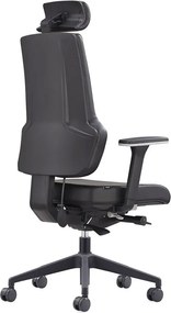 Ergonomická kancelářská židle MOSH Elite F – černá