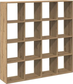 Knihovna dub artisan 137,5 x 29 x 137,5 cm kompozitní dřevo 3310297