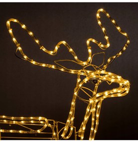 GORDON Vánoční osvětlení Sob 201 - 300 světel 18 W Pohiblivý 95CM -  žlutý