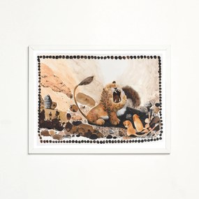 Filip Pošivač | Lvi Rám: Bílý, Velikost: 70 x 100 cm