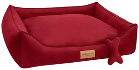 Bowl&Bone Republic Luxusní pelíšek pro psa Classic Red VELIKOST: L - 95 x 75 x 22cm